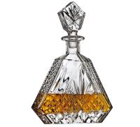China Glass Whisky Bottle Base Material glass 750 ml Hermetic Glass Wine Bottle With Glass Lid for sale