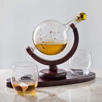 China Glass Products Custom Clear Frosted 750ml 500ml 100ml Vodka Brandy Whisky Glass Bottle for sale