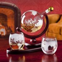 China Glass Products Custom Clear Frosted 750ml 500ml 100ml Vodka Brandy Whisky Glass Bottle for sale