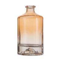 China Glass Collar Whisky Vodka Bottle with Cork Cover 750ml Capacity Customized Luxury for sale