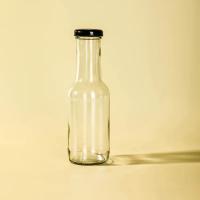 China 250ml 300ml Wide Mouth Glass Bottle for Seasoning Sealing Type Cork Industrial Beverage for sale