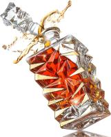 China Liquor Vodka Whiskey Wine Round Stackable Glass Bottle with 750ml Capacity for sale