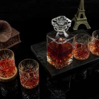 China Body Material Glass Liquor Bottle for Custom Vodka Whisky Rum Tequila Storage for sale