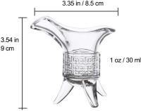 China Base Material Glass Wine Vodka and Whisky Glass Wine Glasses with Unique Shapes for sale