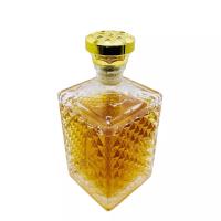 China Body Material Glass Bottle for High Grade Gin Vodka Whisky Unique Design for sale