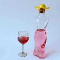 China Glass Products 500ml Female Vodka Glass Whisky Red Wine Bottle for Cosmetics Industry for sale