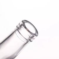 China High Flint 700ml Spirit Glass Bottle With Cork Lid Thick Base Luxury Package For Cosmestic Industrial for sale