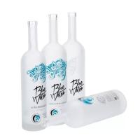 China Custom Design Glass Bottle for Vodka 375ml 500ml 700ml 750ml Base Material for sale