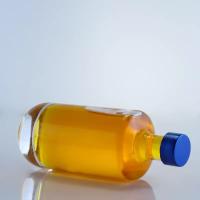 China Round Shape Empty Glass Bottle With Screw Cap Decal Surface for 700 ml Vodka Bottle for sale