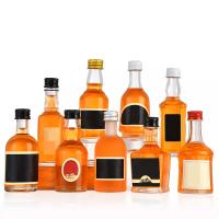 China Collar Material 50ml Small Luxury Wine Bottle for Vodka Whisky Customized Design for sale
