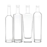 China Custom Color 750ml Glass Bottle For Glass Products Spirit Liquor Gin Vodka for sale