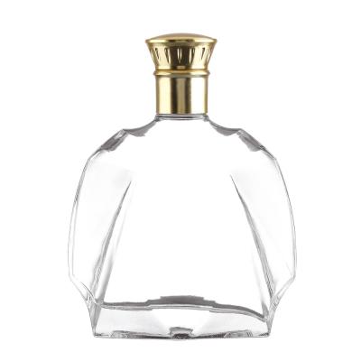 China Round Nordic Glass Liquor Bottle with Wooden Lid and Bonus Natural Cork Bottle Stopper for sale