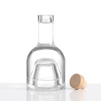China 250ml Glass Bottle With Screw Stopper For Gin Vodka Whisky Made for Cosmestic and Wine for sale