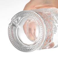 China Body Material Glass and Customized Printing for 500ml Glass Bottle of Whisky for sale