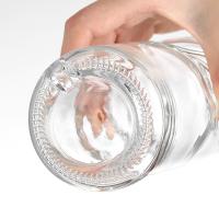 China Customized Matte Dark Glass Vodka Bottle Glass Collar Material and Spray Cap 750ml for sale