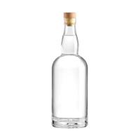 China Custom Color 750ml Glass Bottle for Liquor Faceted 375 Luxury Glass Liquor Bottles for sale