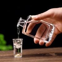 China Glass 100ml 200ml Vodka Fruit Wine Rum Gin Whiskey 375 ml Bottle for Cosmetic Packing for sale