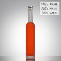 China 200ml-750ml Glass White Wine Bottle Vodka Bottle Water Bottle Cork with Custom Color for sale