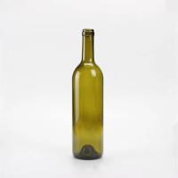 China Glass Collar Engraved 187ml Gin Whisky Bottle for Wine 750ml Decal Surface Handling for sale