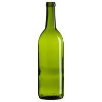 China Glass Collar Engraved 187ml Gin Whisky Bottle for Wine 750ml Decal Surface Handling for sale