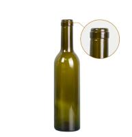 China Customized Logo Luxury Red Wine Glass Bottle with Spray Cap and Glass Collar Material for sale