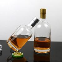 China 750 Ml Industrial Beverage Glass Customize Vodka Bottles Spirit Liquor Vodka for sale