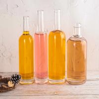 China 375Ml 500Ml 750Ml 1000 Ml Glass Liquor Wine Vodka Bottle With Custom Specifications for sale