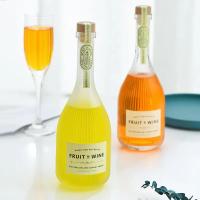 China 750ml Glass Bottle for Clear Whisky 5cl Vodka Glass Wine Bottle 500ml Alcohol Bottle Engraved for sale