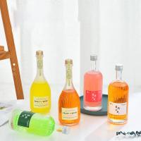 China 750ml Glass Bottle for Clear Whisky 5cl Vodka Glass Wine Bottle 500ml Alcohol Bottle Engraved for sale