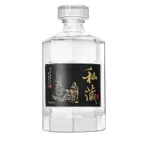 China 250ml 500ml 750ml Glass Bottle for Transparent Whiskey Tequila Brandy Gin Vodka Spirit Rum for sale