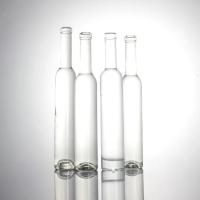 China Body Material Glass 375ml 500ml 750ml Glass Bottle for Ice Wine Thin Bamboo Glass Bottle for sale