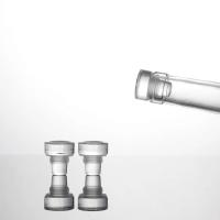 China Body Material Glass 375ml 500ml 750ml Glass Bottle for Ice Wine Thin Bamboo Glass Bottle for sale