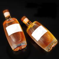 China Vodka Whiskey Fruit Wine 500ml Glass Bottle with Customized Packaging and Design for sale