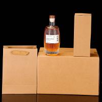 China Vodka Whiskey Fruit Wine 500ml Glass Bottle with Customized Packaging and Design for sale