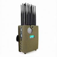 China Portable Wireless Signal Jammer Blocker 24 Antennas For 5G WiFi GPS UHF VHF for sale