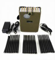 China Purple Horn 24 Antennas Cell Phone Signal Blocker For 5G 4G 3G LOJACK GPS WiFi for sale