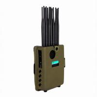 China 14 Bands Portable Phone Signal Jammer 25 Meters With Cooling Fan for sale