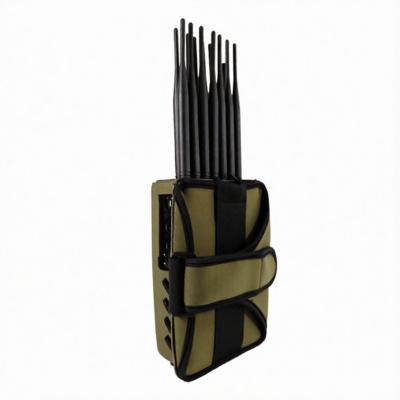 China Handheld High Power Signal Jammer Rechargeable Battery GPS Signal Jammer for sale