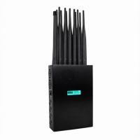 China 14Watt Wireless Signal Jammer Fourteen Frequency Bands Compact Size for sale