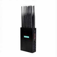China 5G 4G 3G GPS WiFi Cell Phone Signal Jammer 14 Watts High Output Power for sale