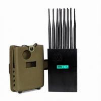 China Purple Horn 5G Mobile Phone Signal Blocker 14 Antennas Portable With Nylon Cover for sale