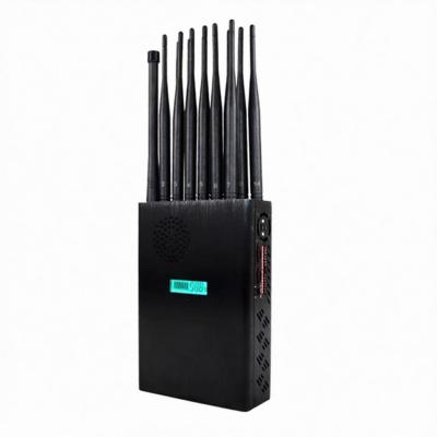 China High Power 14 Antennas Handheld Signal Jammer 3 Cooling Fan Inside for sale