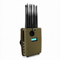 China 14 Watts High Output Power Mobile Phone Signal Jammer Jamming Range 25 Meters for sale