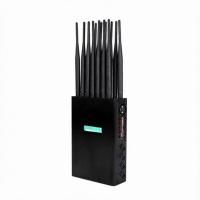 China Fourteen Frequency Bands Wireless Signal Blocker 20 - 25 Meters High Power Handheld for sale