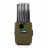 China Fourteen Frequency Bands Wireless Signal Blocker 20 - 25 Meters High Power Handheld for sale