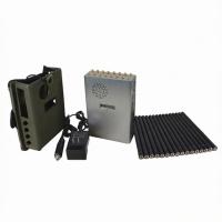 China 18 Antennas 5G Mobile Phone Signal Jammer 16 Watt Output Power Screen Display for sale
