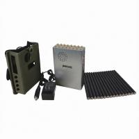 China Sweep Jamming RC Signal Jammer Built In Rechargeable Lithium Battery 12000mAh for sale