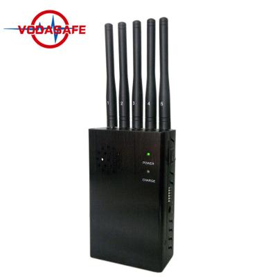 China Handheld Portable Signal Jammer Europe Style 5 Band Signal Blocker for sale