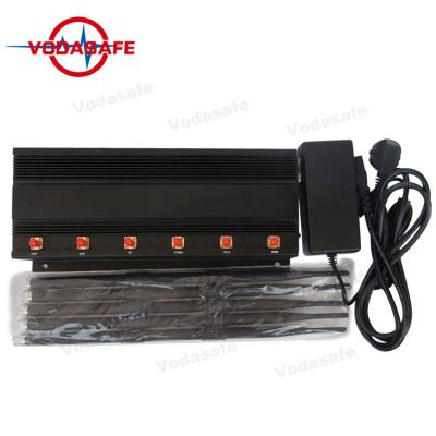 China 6 Radio Frequencies Cell Phone Scrambler Device 16 Watt Total Output Purple Horn for sale