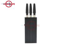 China 3 Frequencies Cell Phone Disruptor Jammer , Wifi Jamming Device 27dBm Each Band for sale